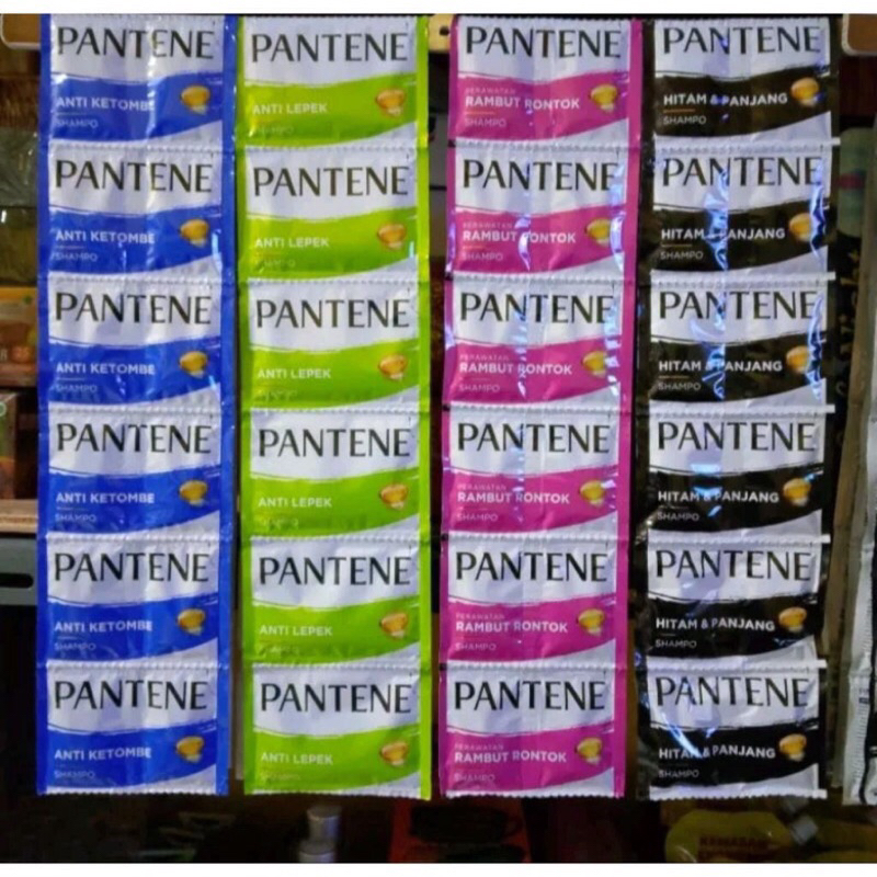 Jual SHAMPO PANTENE RENTENG isi 12 | Shopee Indonesia