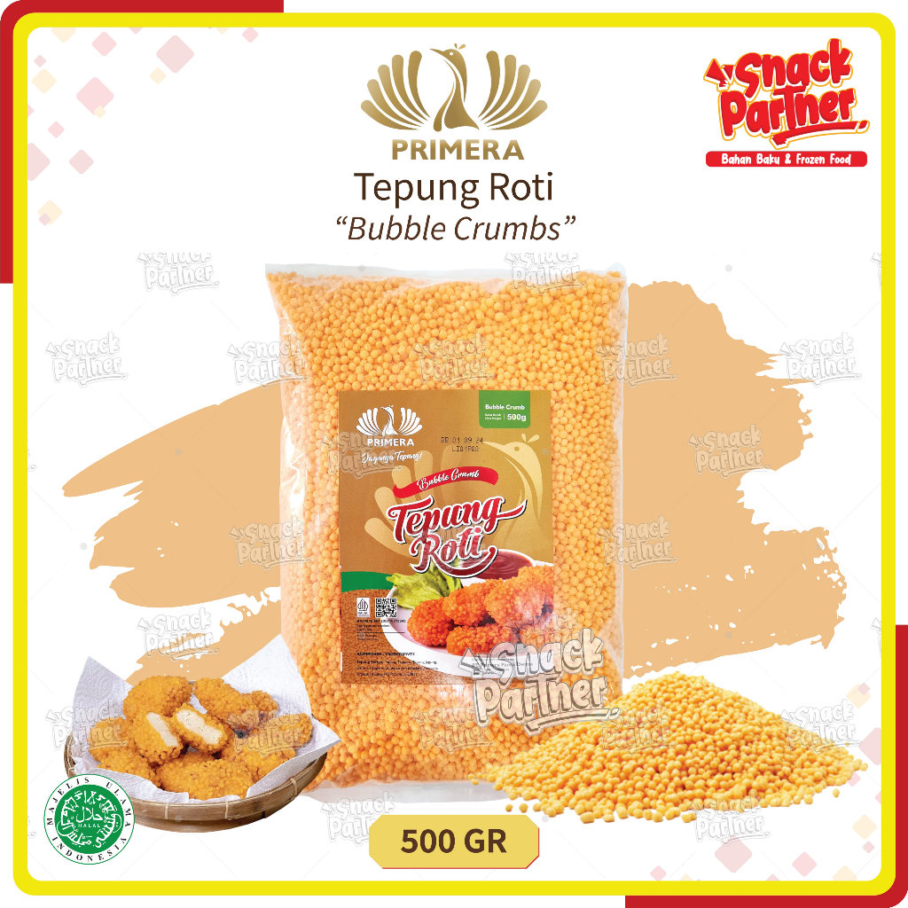 Jual PRIMERA BUBBLE CRUMBS 500 GR - Tepung Roti Crumb Crumble Nugget ...