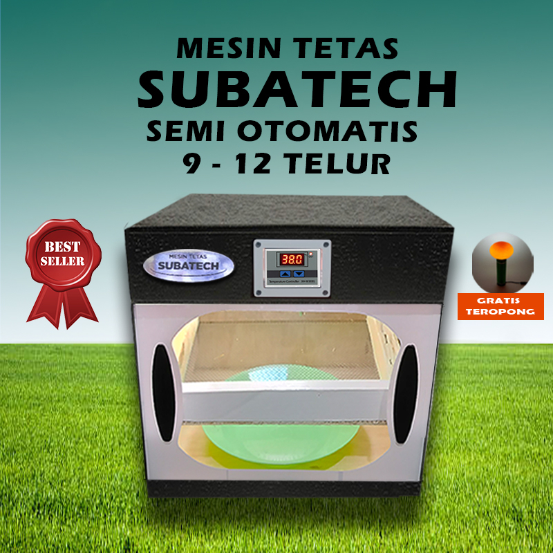 Jual Mesin Tetas Telur Semi Otomatis Penetas SUBATECH MTSO 9 12 ...