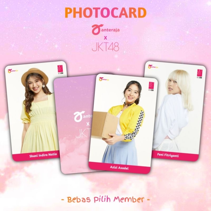 Jual [PROMO] PC Photocard Collaboration Anteraja x JKT48 Unofficial/Fanmade | Shopee Indonesia