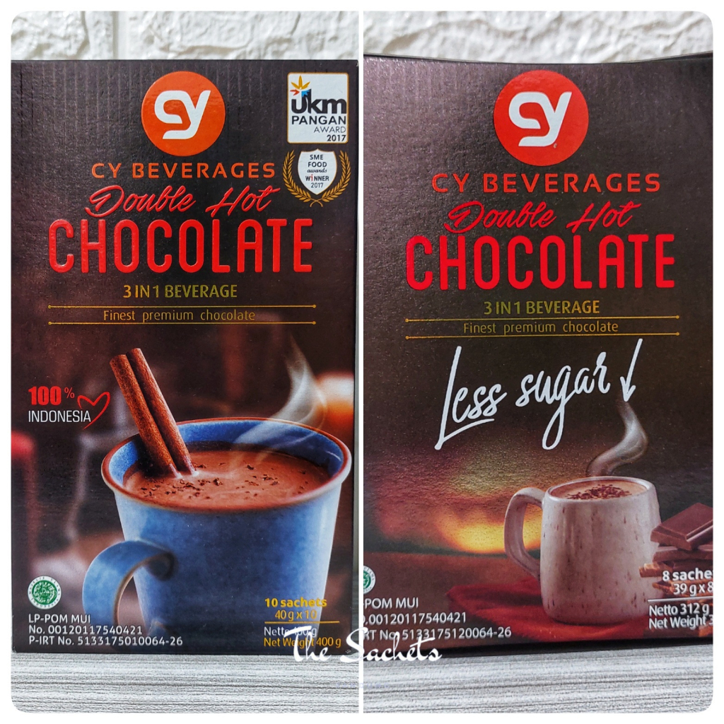 Jual CY Beverages Double Hot Chocolate Sachet | Shopee Indonesia