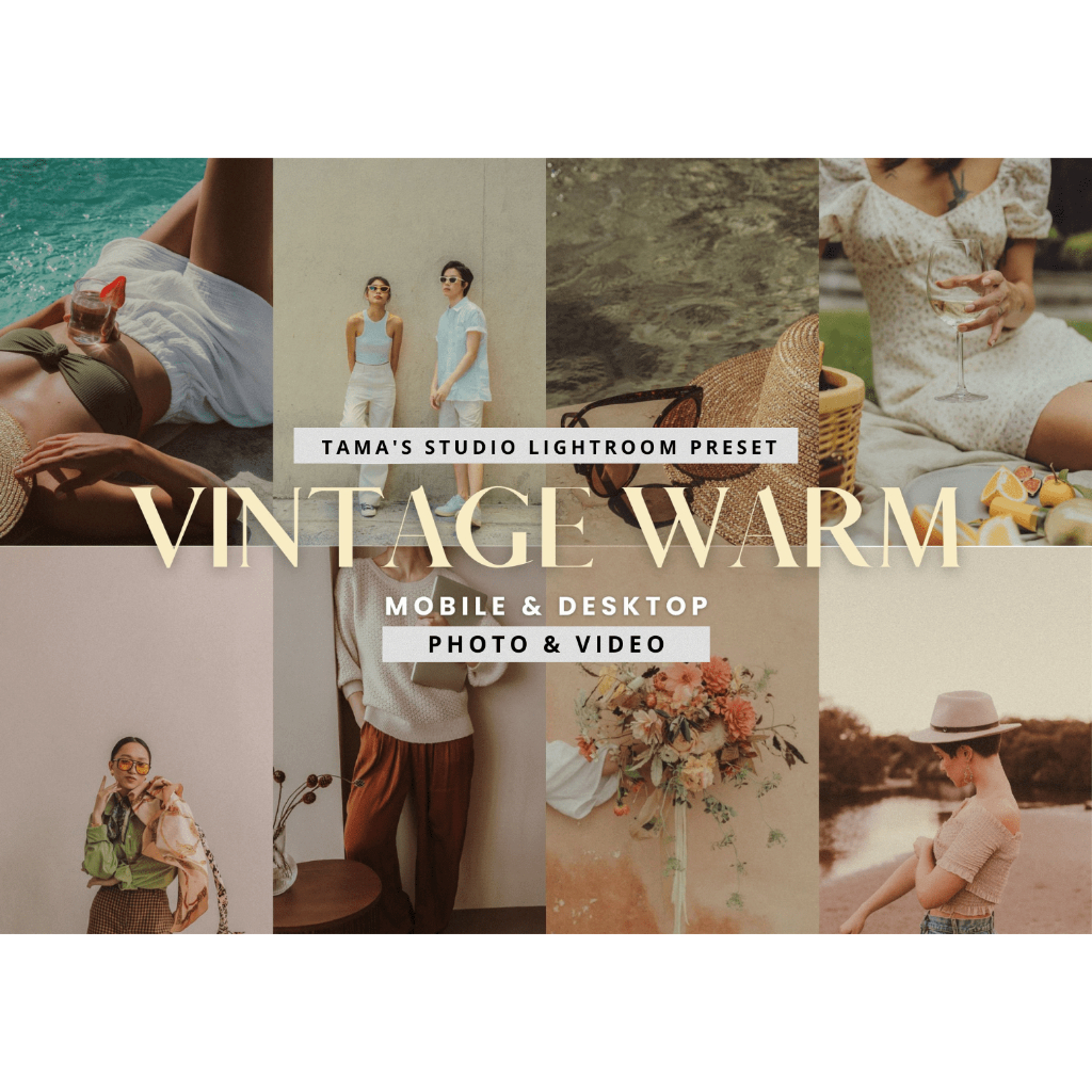 Jual 10 Vintage Warm Preset Lightroom & LUTs Video Filter (IOS/Android ...