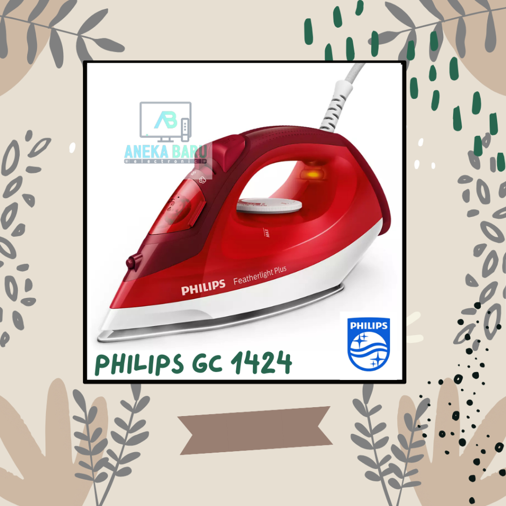 Jual Philips Steam Iron Setrika Uap GC1424 / GC 1424 | Shopee Indonesia