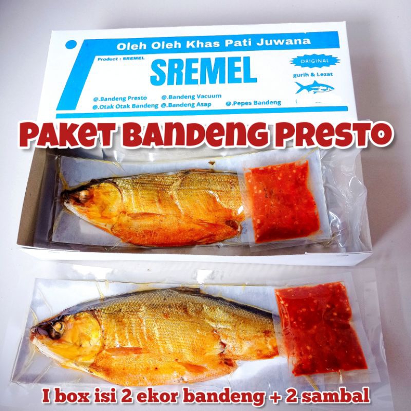 Jual Paket Bandeng Presto 1 Box Isi 2/4/6 Ekor Bandeng Kemasan Vacuum ...