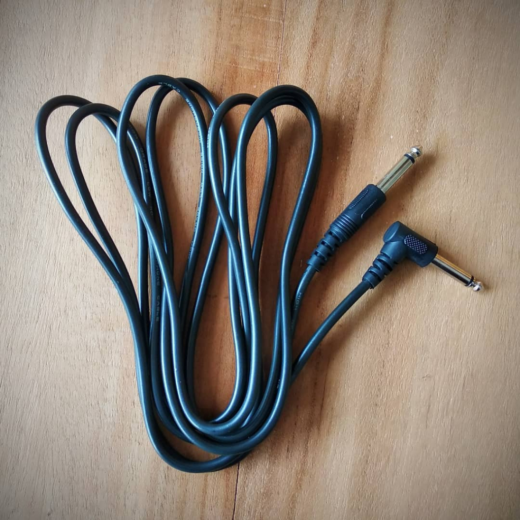 Jual Kabel Audio Gitar / Kabel Jack Gitar L dan Lurus 3 Meter | Shopee ...