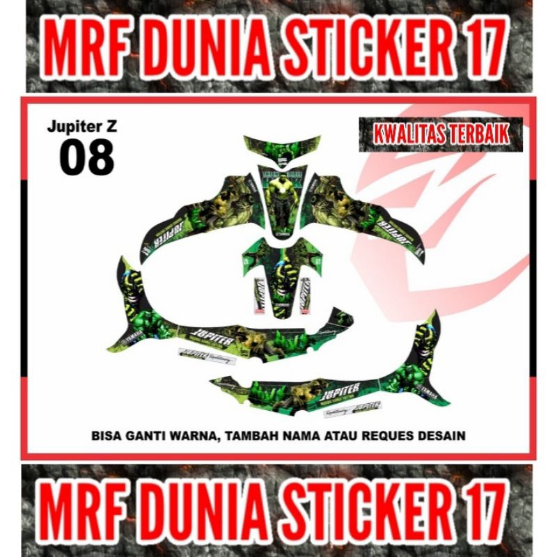 Jual Sticker decal Jupiter Full Body Decal Motor Jupiter Sticker Motor ...