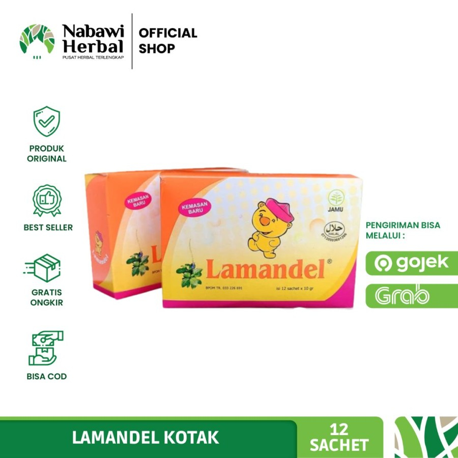 Jual LAMANDEL KOTAK - Minuman Herbal Membantu Atasi Amandel, Radang ...