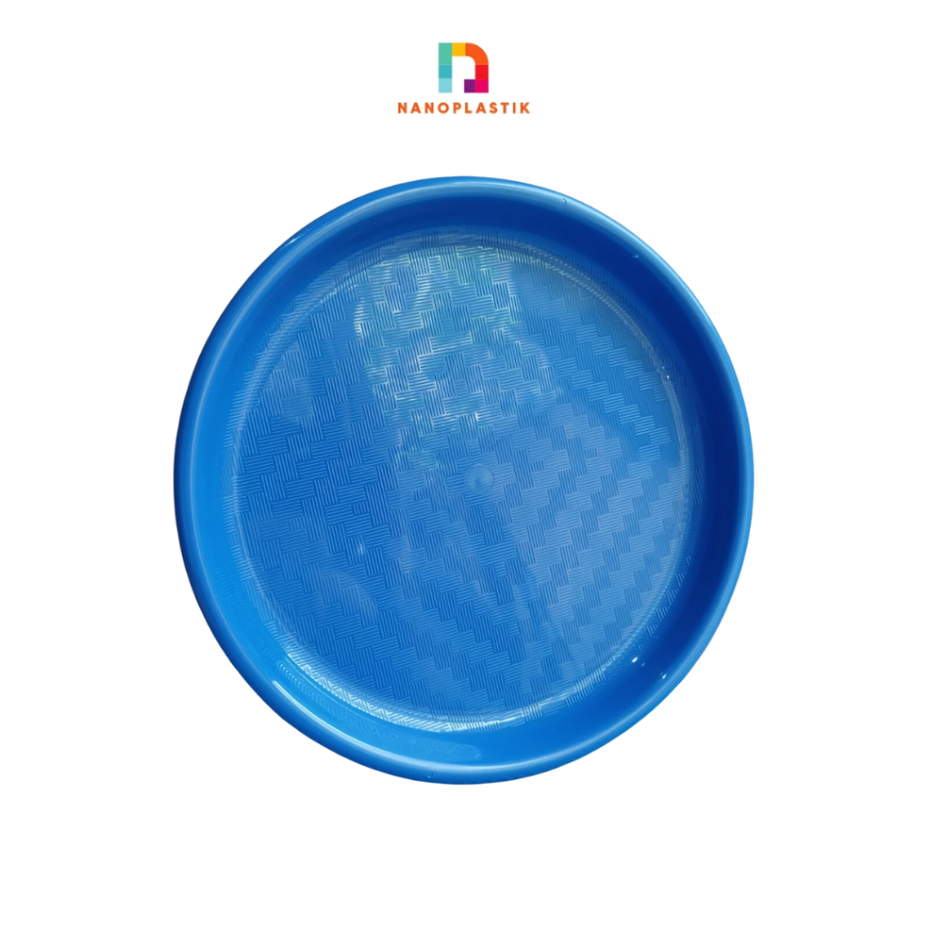 Jual PROMO NAMPAN TAMPAH PLASTIK SUPER 40 CM TEBAL WARNA BIRU KILAP ...