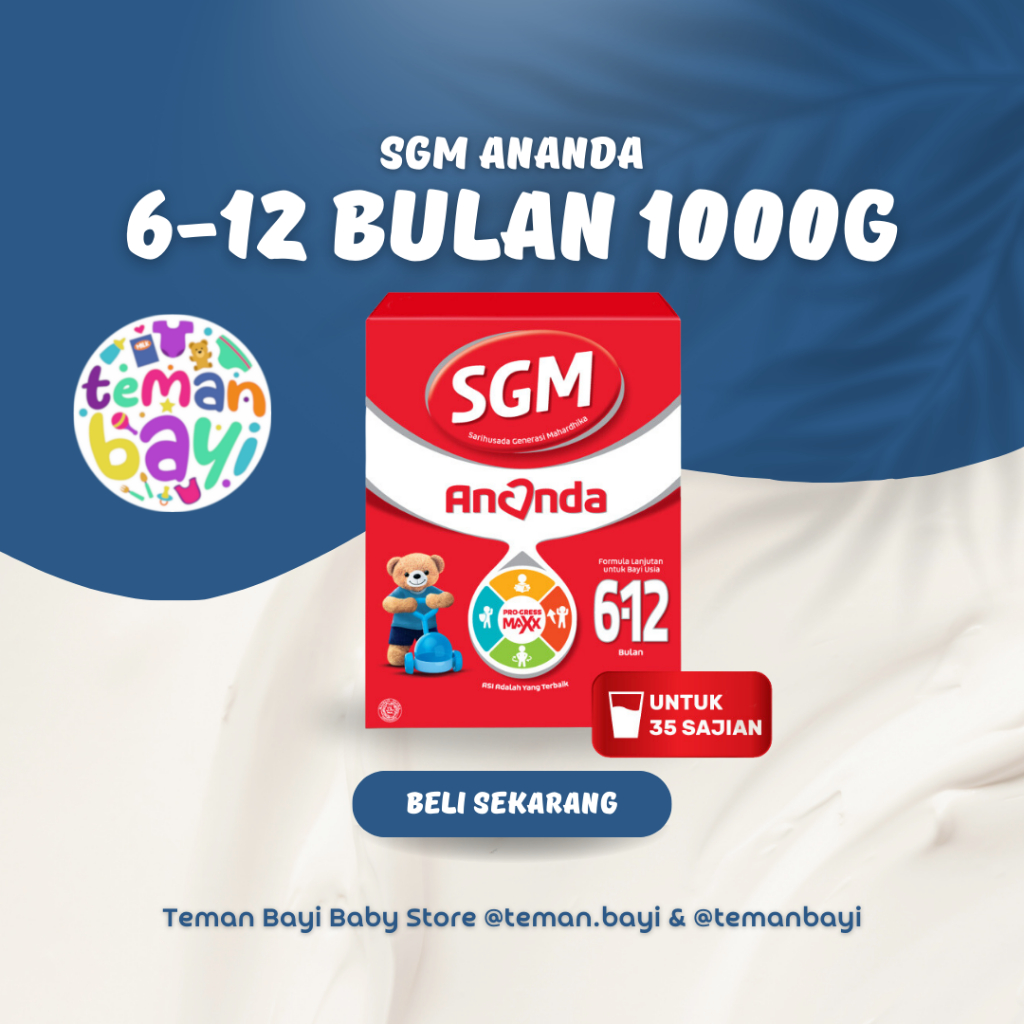 Jual SGM Ananda 2 (6-12 Bulan) 1000 gr | Shopee Indonesia