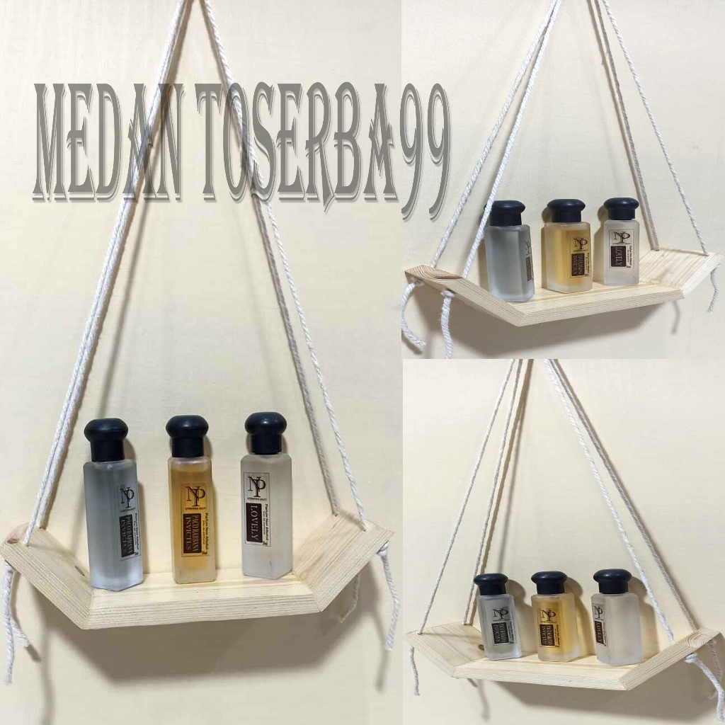 Jual Rak Hias Dinding ambalan Ambalan Tali Amtali Rak Dinding Gantung ...