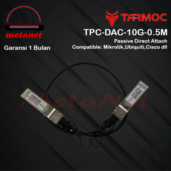 Jual Tarmoc TPC-DAC-10G-0,5M | SFP+ Passive Direct Attach Cable 0,5 ...