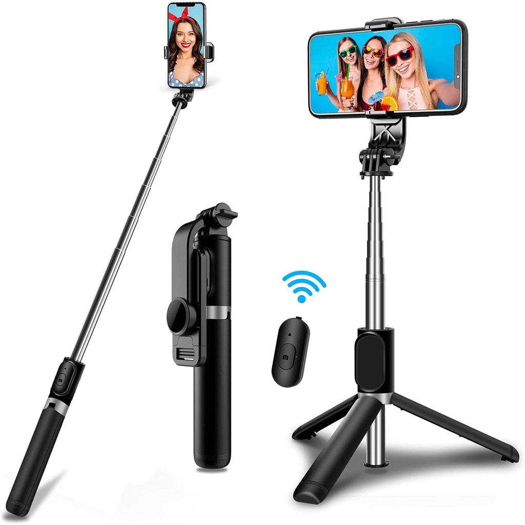 Jual Tripod 3in1 Remote Selfie Bluetooth Tongsis Wireless Bluetooth