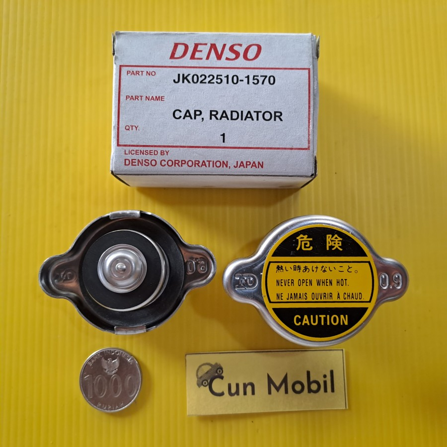 Jual Cap tutup radiator Denso 1570 Nissan Teranno Starlet kotak EP70 ...
