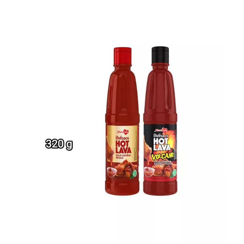 Jual MAMASUKA DELISAOS HOT LAVA SAOS VOLCANO PEDAS 320G (BESAR ...