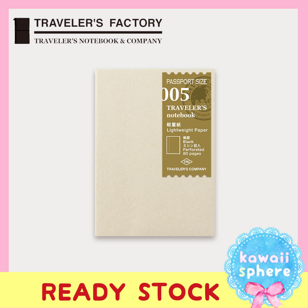 Jual Travelers Notebook Refill 005 | Lightweight Paper | Passport Size ...