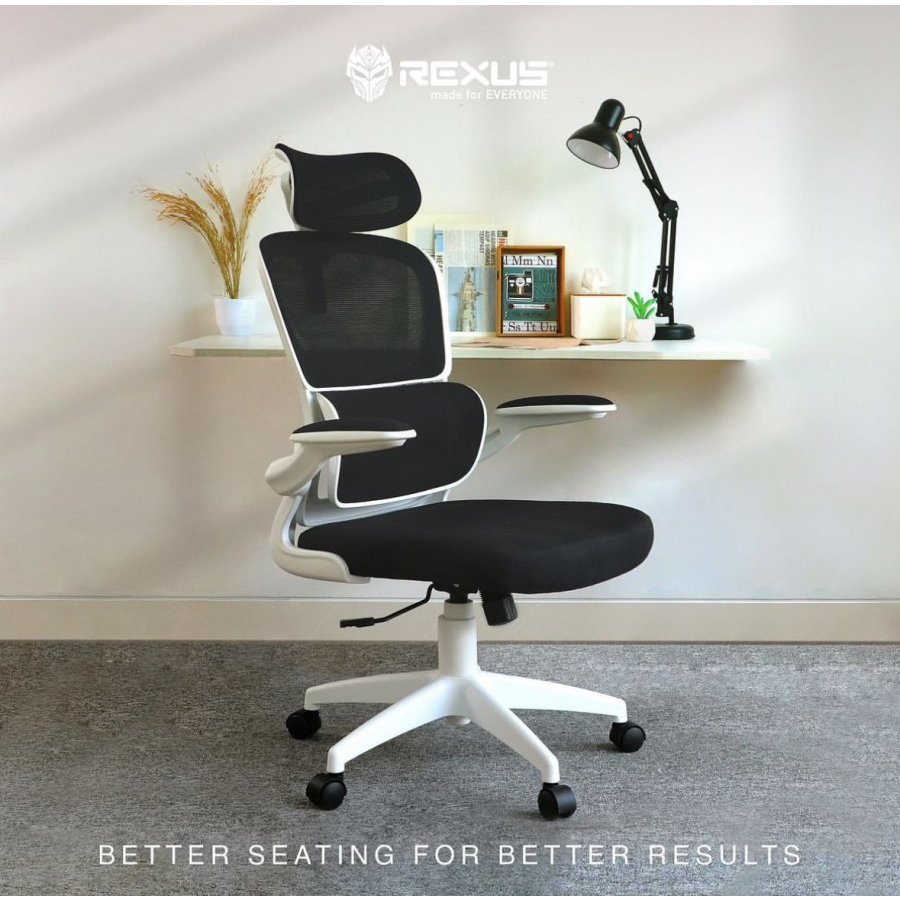 Jual Rexus NC2 Ergonomic Office Chair 120 degree recline with backrest ...