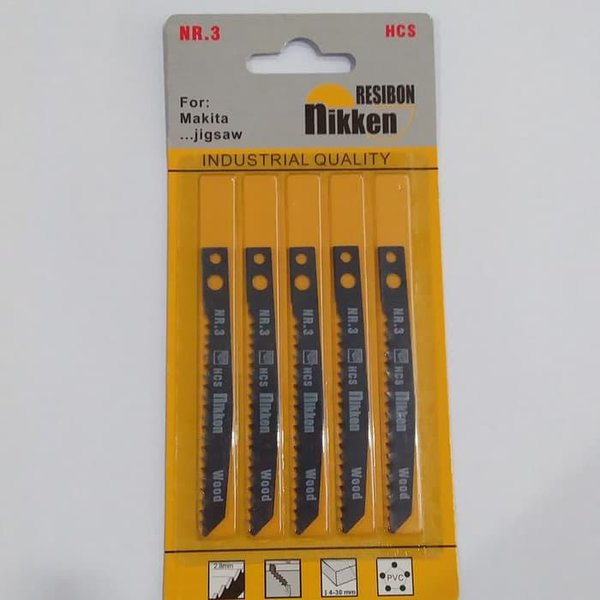 Jual MATA JIG SAW NR-3 NIKKEN RESIBON | Shopee Indonesia