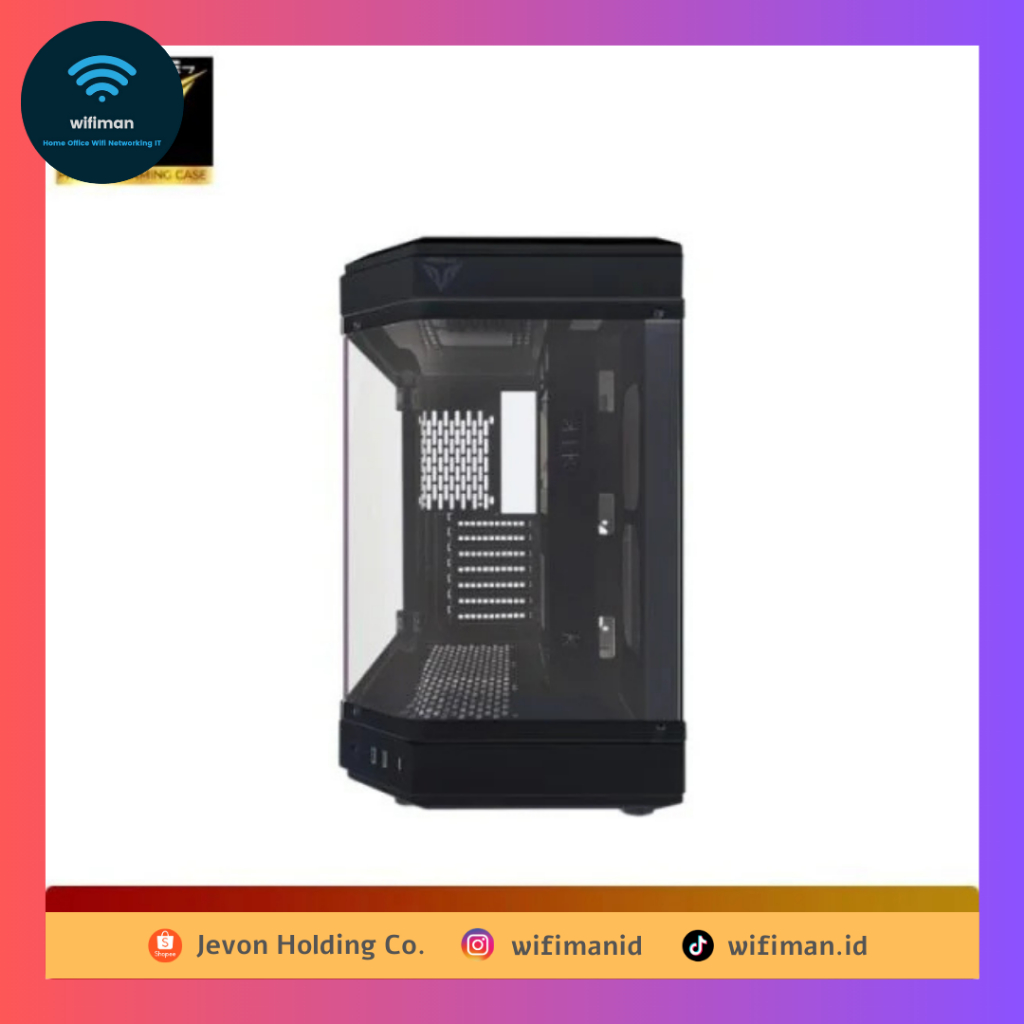 Jual Prime H-[Y] Premium PC Desktop Case H-Y Black White Hitam Putih ...