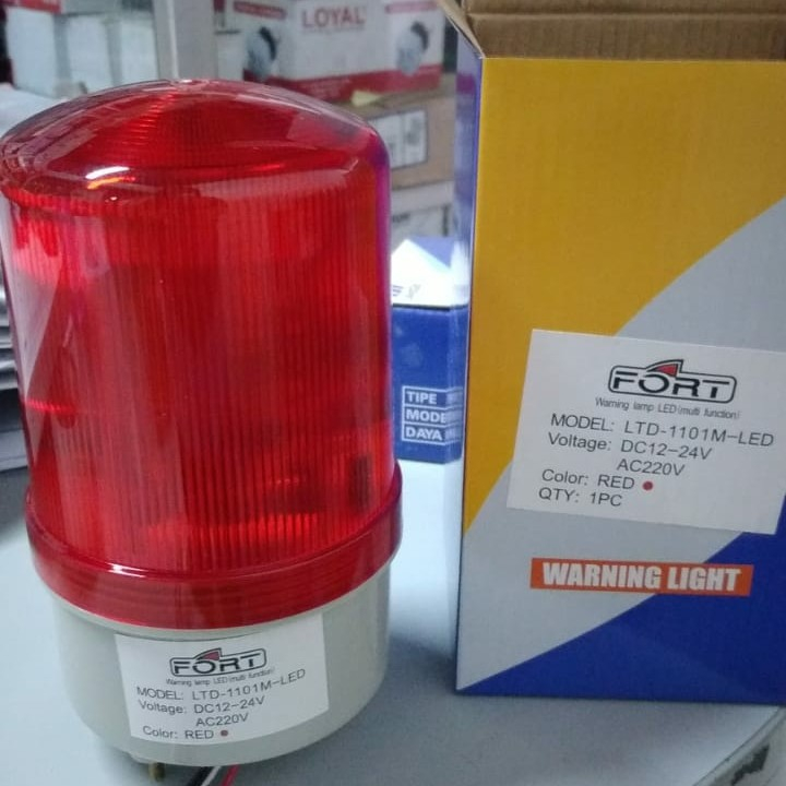 Jual Warning Lamp Light Rotary non buzer LTD-1101M LED Lampu FORT 4 ...