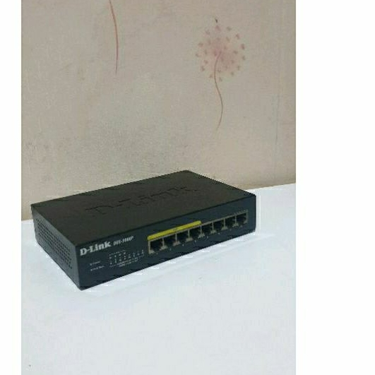 Jual Switch Gigabit POE D Link DGS-1008P 8 Port Support CCTV Access ...