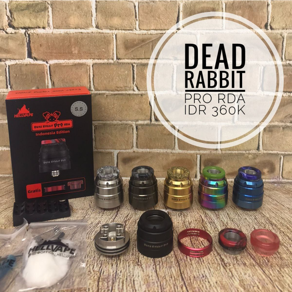 Jual Dead Rabbit Pro RDA by Hellvape | Shopee Indonesia