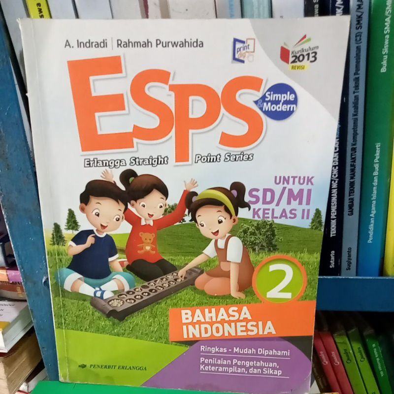 Jual Buku ESPS BAHASA INDONESIA SD/MI Kelas 2 II Kurikulum 2013 Revisi -A. Indradi | Shopee ...