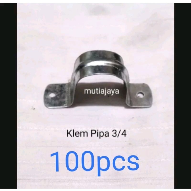 Jual klem pipa paralon 3/4 inch (100pcs) | Shopee Indonesia