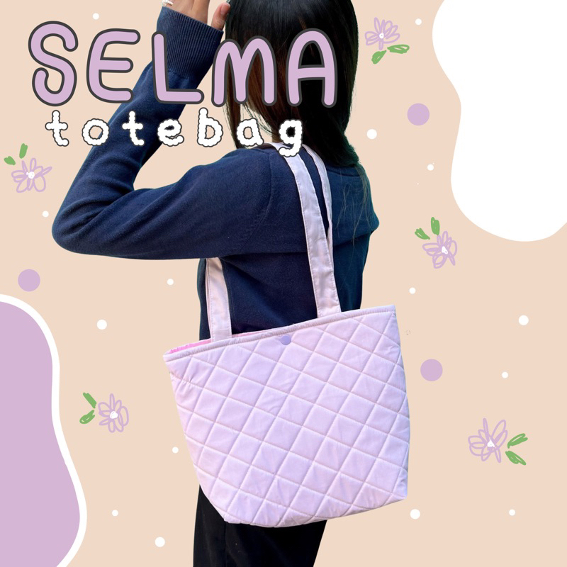 Jual totebag / tas tote / tas bahu - SELMA TOTEBAG | la.ideas | Shopee ...