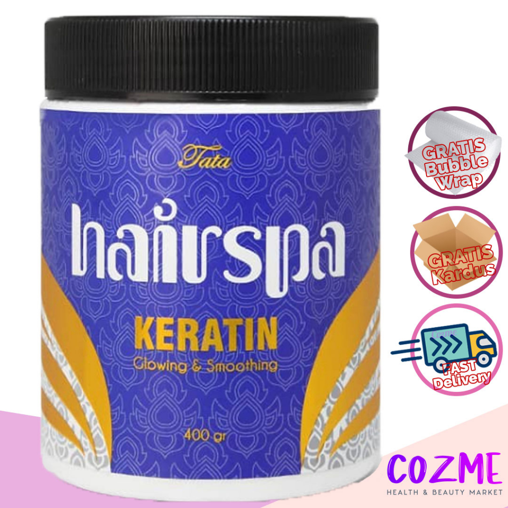 Jual TATA Hair Spa Keratin Glowing & Smooting 400gr | Shopee Indonesia