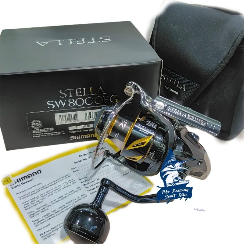 Jual Reel Shimano Stella SW 8000PG JAPAN 2019 POWER HANDLE JAPAN ...