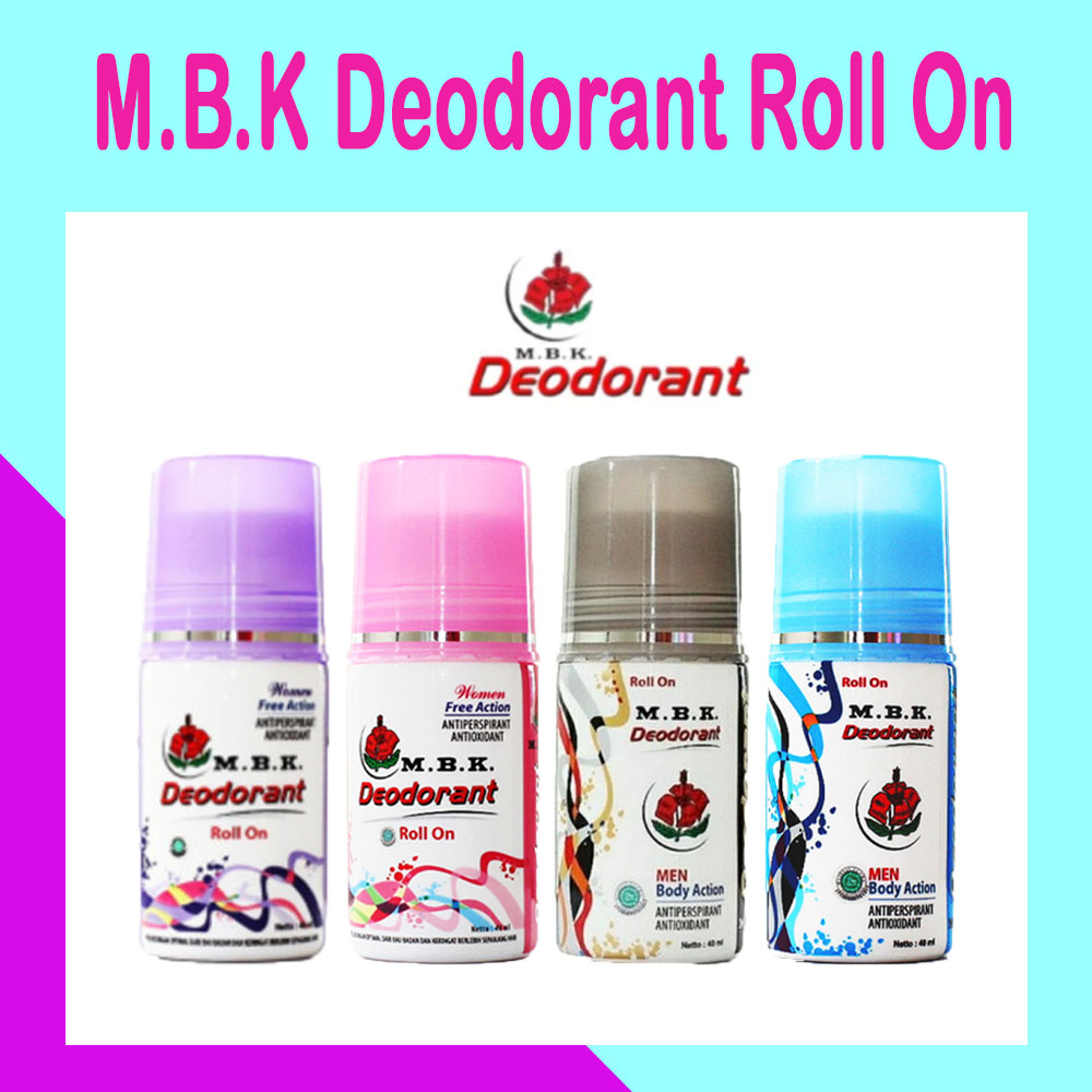 Jual MBK Deodorant Roll On Women/Man 40ml | Shopee Indonesia