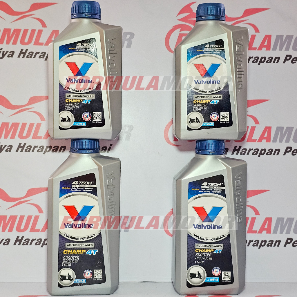 Jual Valvoline Champ Scooter All Series - Oli Mesin Motor Matic (Original) | Shopee Indonesia