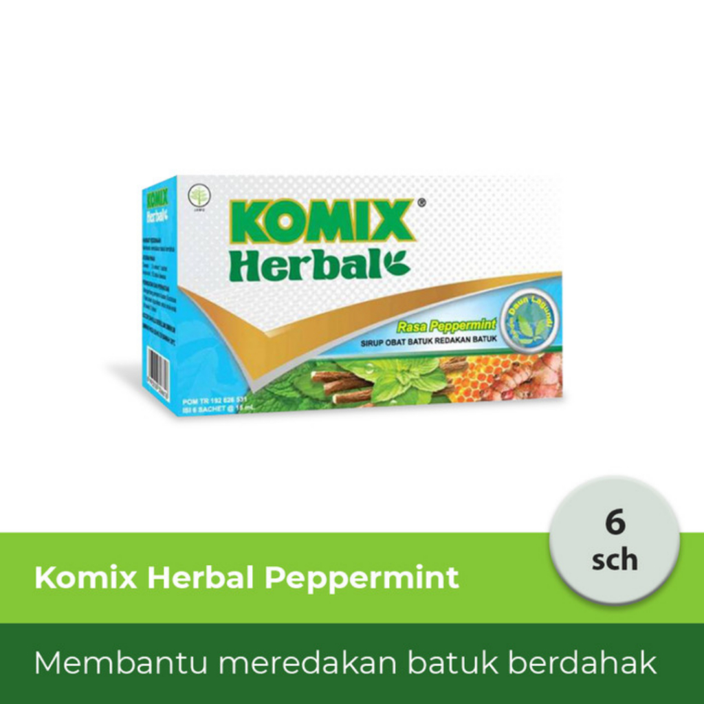 Jual Komix Herbal Peppermint 6Sx15Ml | Shopee Indonesia