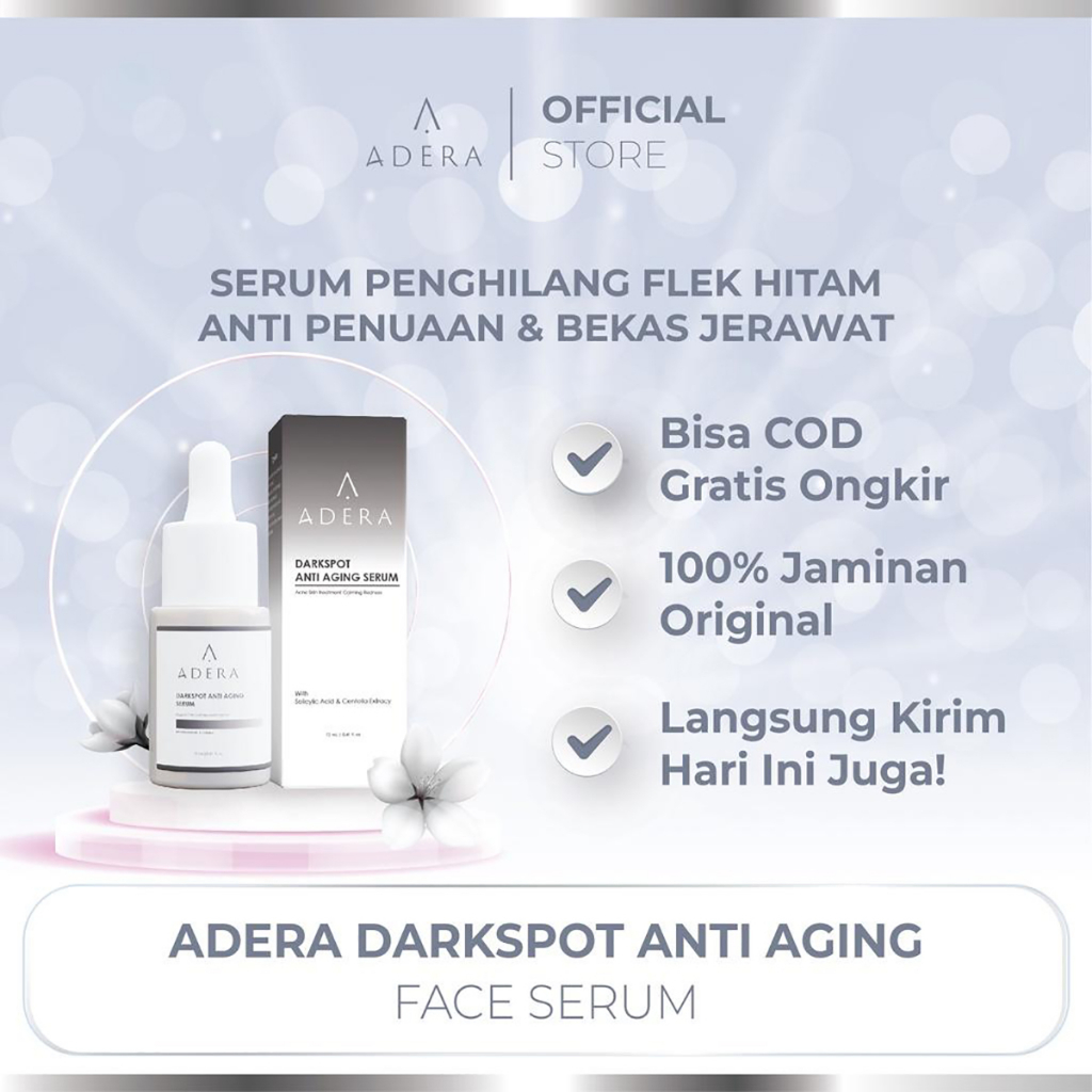 Jual Serum Adera Flek Hitam Face Serum for Dry Skin Face Serum Formulation | Shopee Indonesia