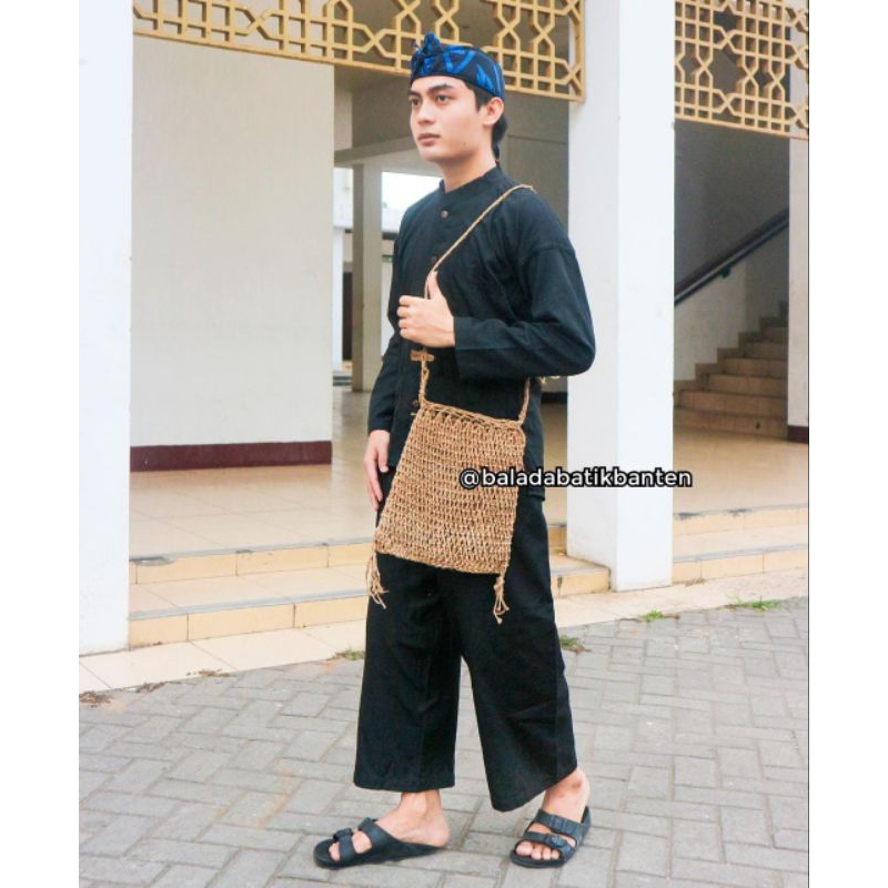 Jual Baju Adat baduy Banten pria paket setelan pangsi | Shopee Indonesia