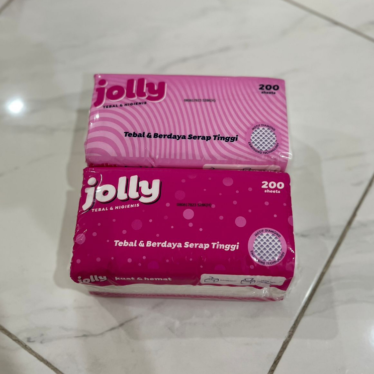 Jual Facial Tissue Jolly 200 lembar 2 ply | Shopee Indonesia