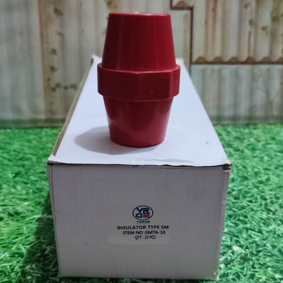 Jual Isolator Type SM 76-10 Merah Gaitor Panel sm76-10 dudukan busbar | Shopee Indonesia