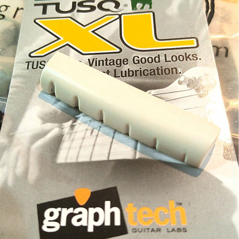 Jual Original Nut Gitar Graphtech Model 6943 Nut Slotted L 43mm ...
