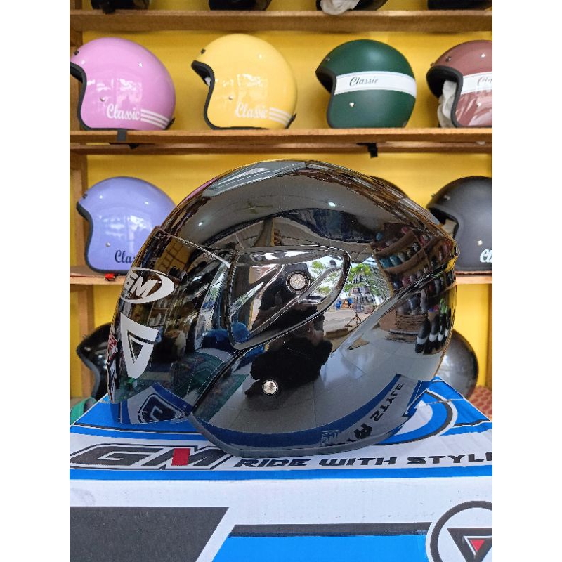 Jual Helm GM stylo solid | Shopee Indonesia