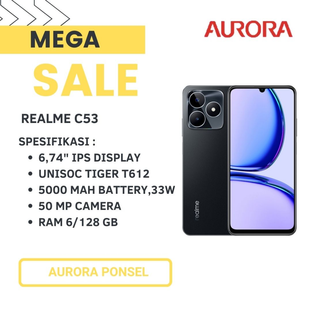 Jual Realme C53 Ram 6GB/128GB (New) GARANSI RESMI | Shopee Indonesia