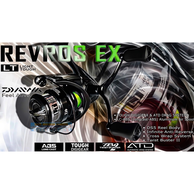 Jual Reel DAIWA REVROS EX LT 2500 S-XH-DH | Shopee Indonesia