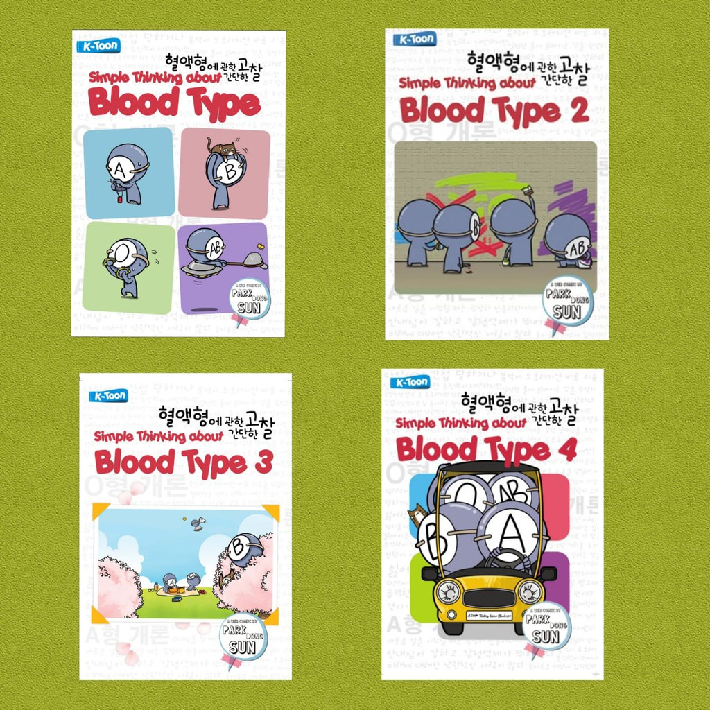 Jual Buku Golongan Darah Paket Simple Thinking About Blood Type ABO ...