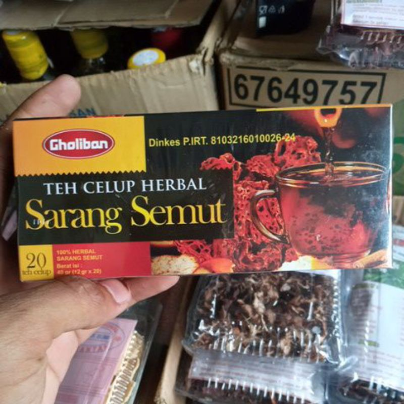 Jual TEH CELUP HERBAL SARANG SEMUT PAPUA GHOLIBAN - ORIGINAL 20 kantong ...