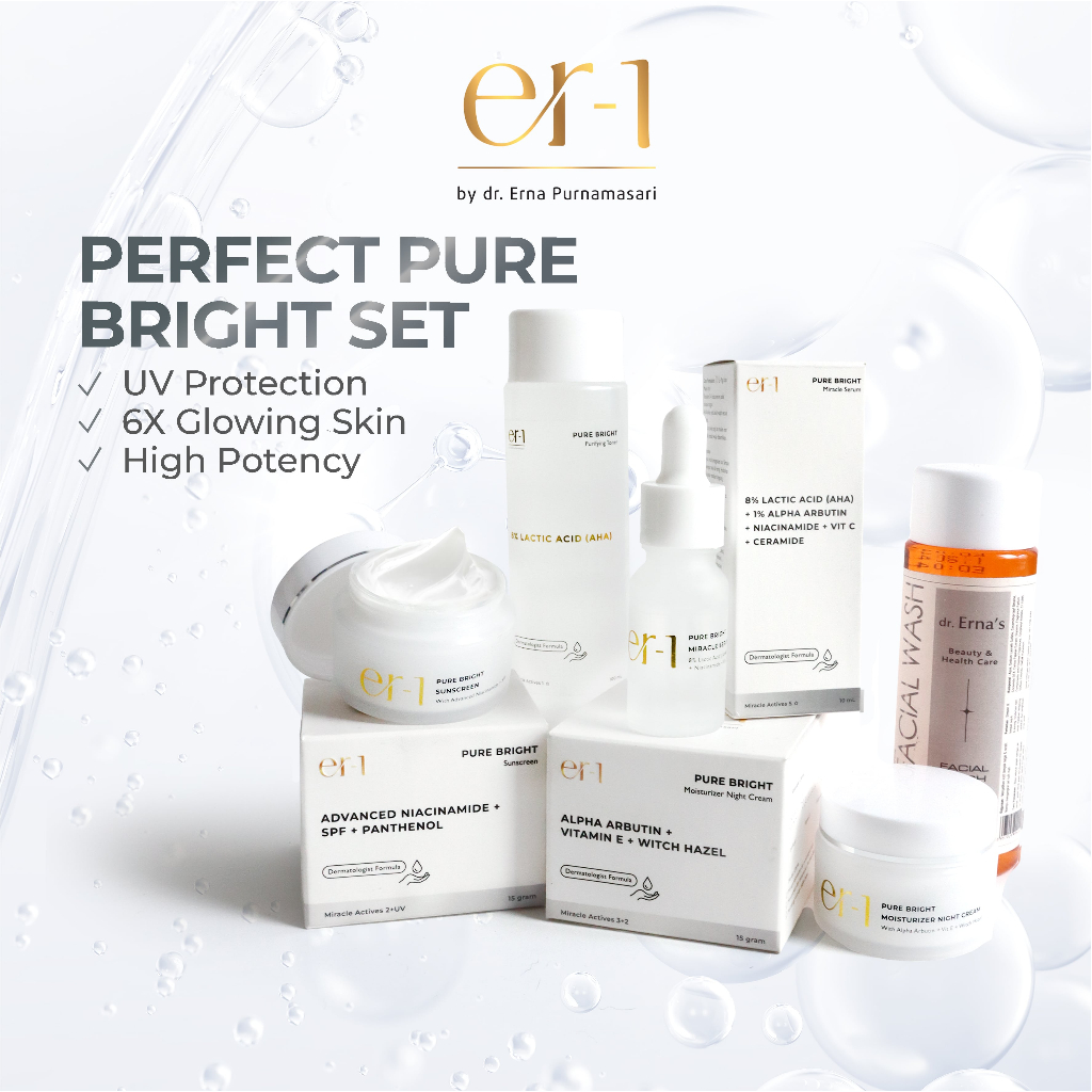 Jual er-1 by dr. Erna Perfect Pure Bright Set 5 Pcs - Paket Skincare ...