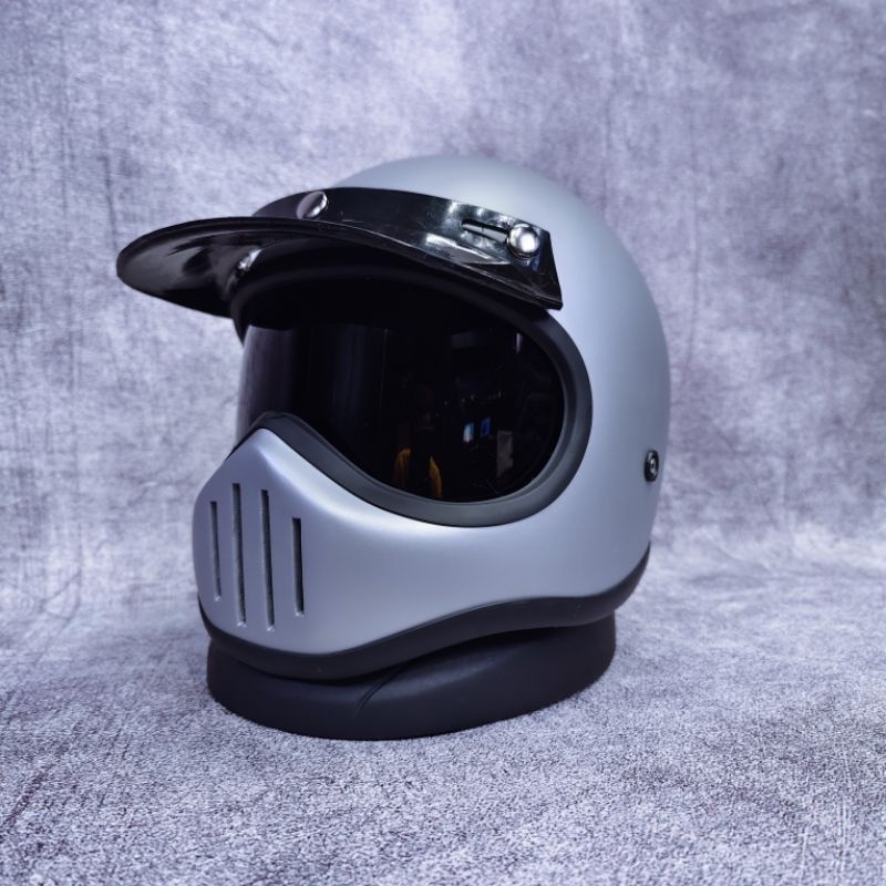 Jual HELM CUSTOM CAKIL M30 KLASIK RETRO VINTAGE JAPSTYLE | Shopee Indonesia