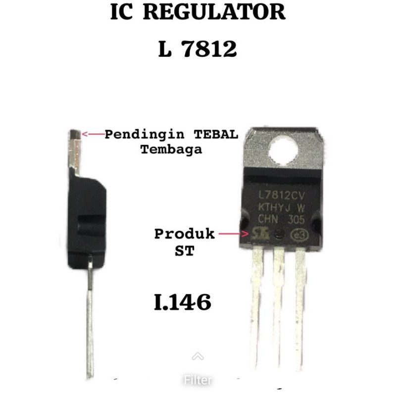 Jual IC 7812 Regulator | Shopee Indonesia