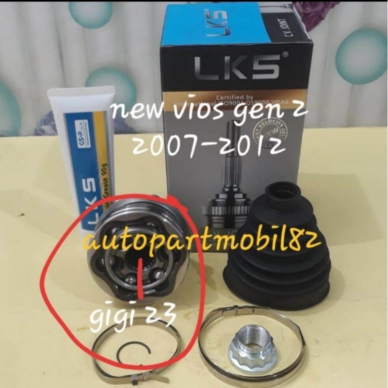 Jual CV Joint Luar As Roda Depan Luar Toyota New Vios Limo Gen 2 | Shopee Indonesia