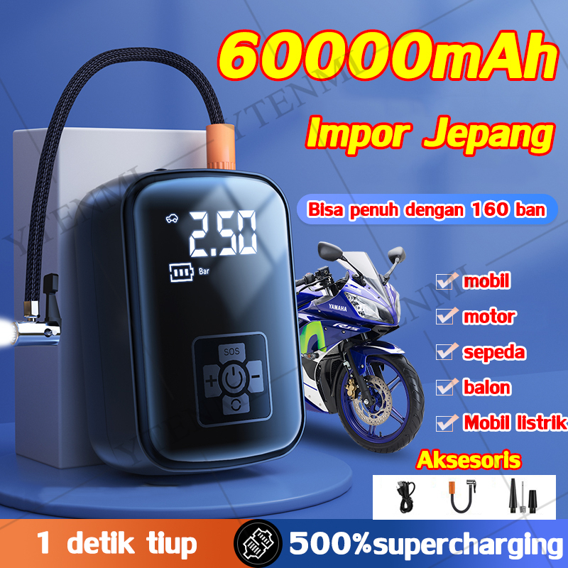 Jual 【Aksesori gratis】 Layar LCD nirkabel 5 detik inflasi cepat Pompa ...