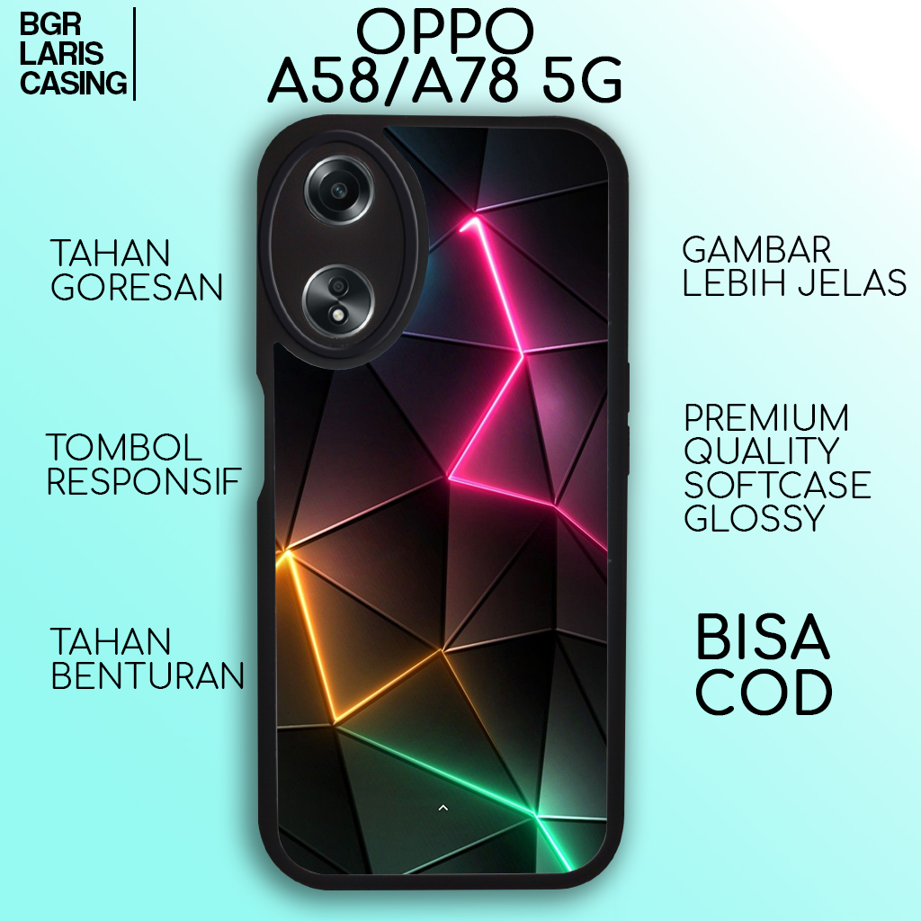 Jual case oppo a78 a58 5g motif aesthetic abstrak kubik art estetik ...
