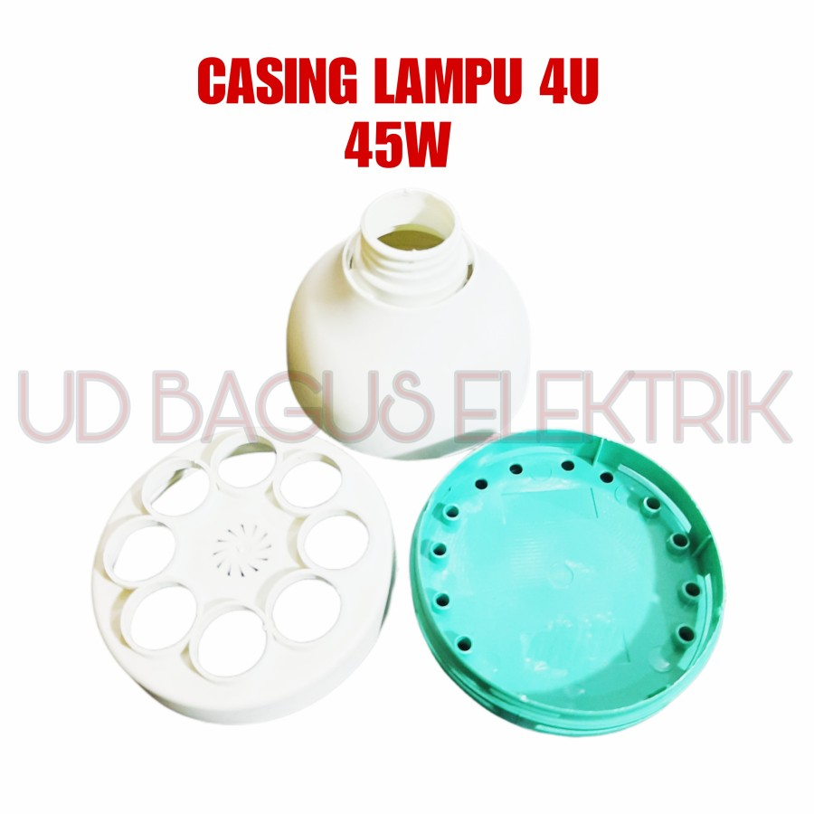 Jual CASING LAMPU 4U 45W SD 65W ORIGINAL BAHAN TAHAN PANAS | Shopee ...